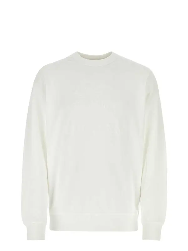 Burberry Embroidered Crewneck Sweatshirt - White