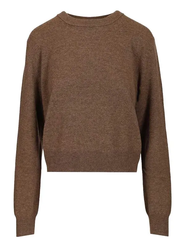 LISA YANG Greer Crewneck Knitted Sweater - Green