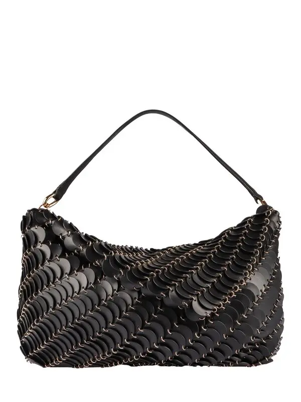Rabanne Embellished Shoulder Bag - Black