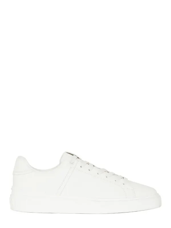 Balmain B-court Lace-up Sneakers - White
