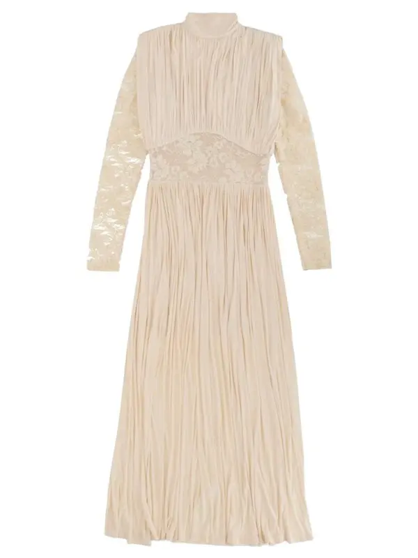 Zimmermann Rebellion Draped Dress - Nude