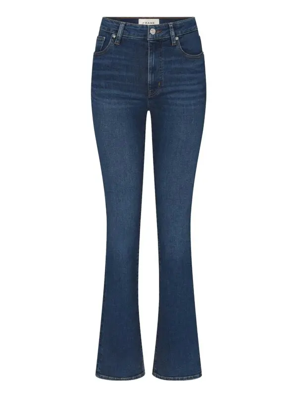 FRAME High-rise Flared Jeans - Blue