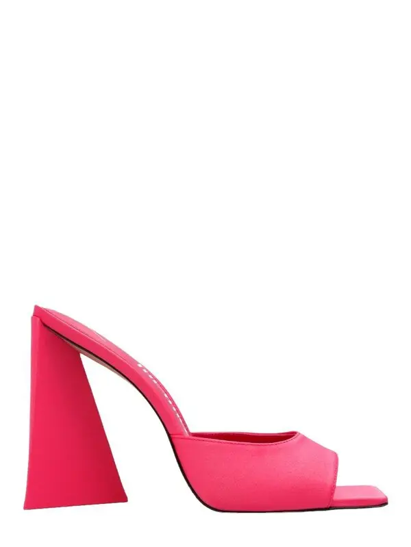 Attico The Devon Square-toe Mules - Red
