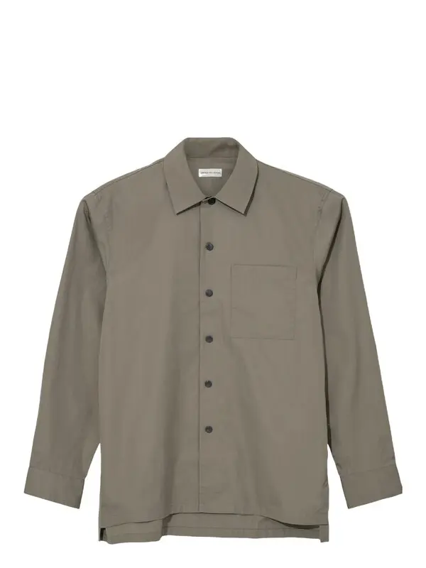 Dries Van Noten Long Sleeve Shirt - Light Grey