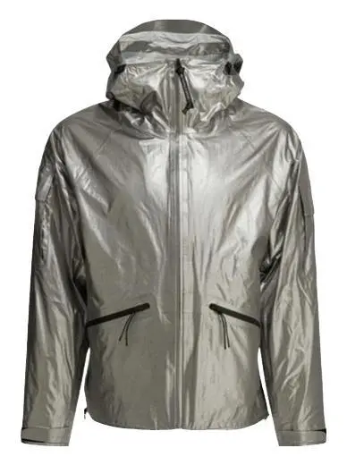 C.P. COMPANY Reflective Zip Hooded Jacket - Gray