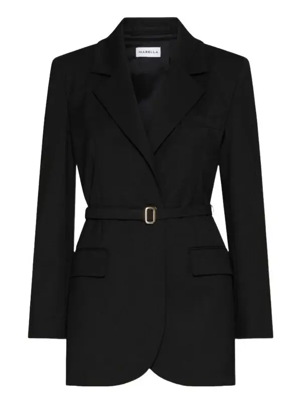 Marella Stretch Blazer - Black