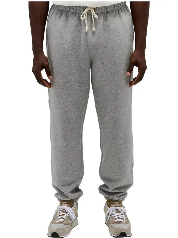 NEW BALANCE Logo-embroidered Sweatpants - Grey