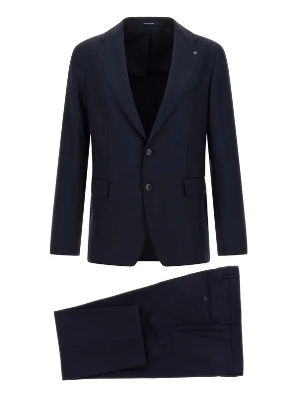 Tagliatore Two Piece Tailored Suit - Blue