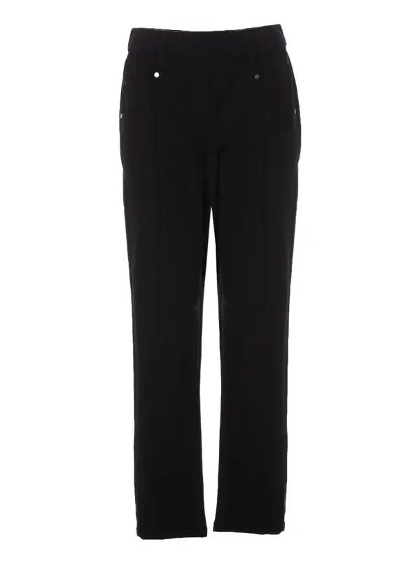 Brunello Cucinelli High Waist Straight Leg Trousers - Black