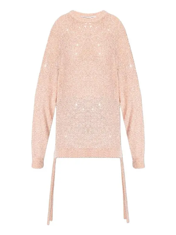 Stella McCartney Sequined Long-sleeve Jumper - Nude