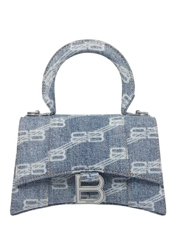 Balenciaga Hourglass Shoulder Bag - Blue