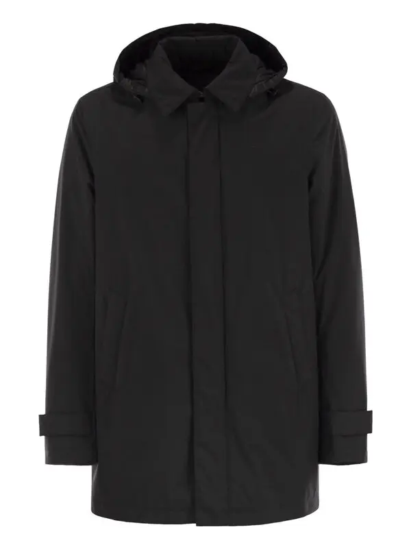 Herno Hooded Down Jacket - Black
