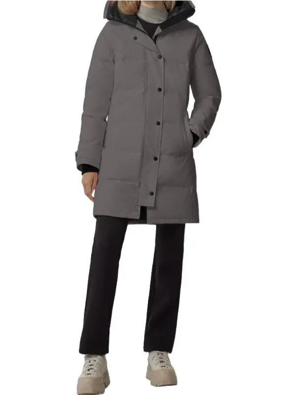 Canada Goose Shelburne Padded Hooded Parka - Coastal Ash