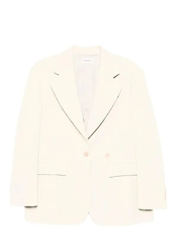 P.a.r.o.s.h Raisa Single-breasted Blazer - White