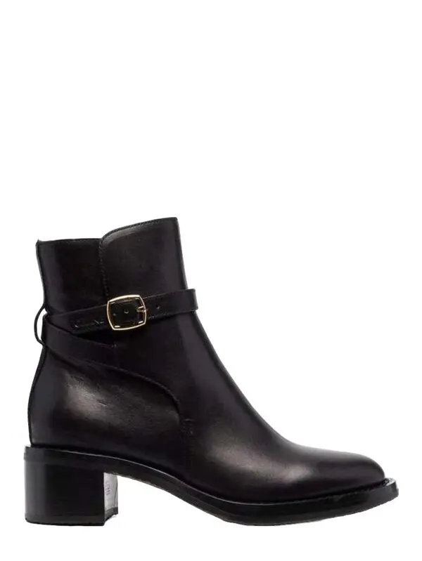 Celine Folco Round-headed Ankle Boots - Black