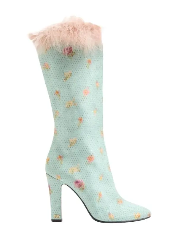 Valentino Garavani Mid Calf Boots - Green