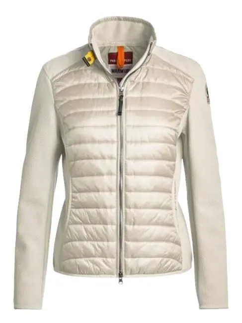 PARAJUMPERS Long-sleeved Casual Jacket With Zipper Closure - White