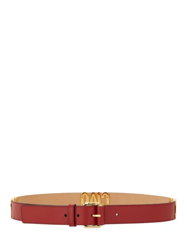 Moschino Ciao Lettering Belt - Red