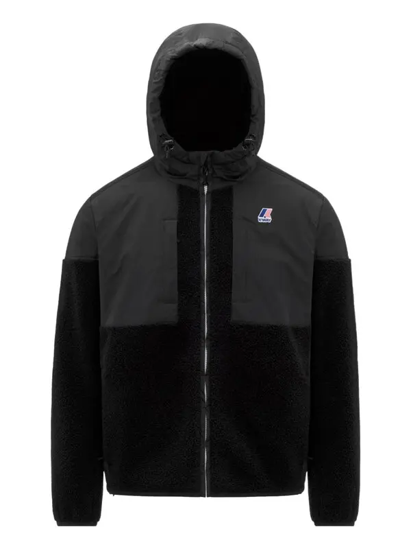 K-WAY Samson 4.0 Hooded Teddy Jacket - Black
