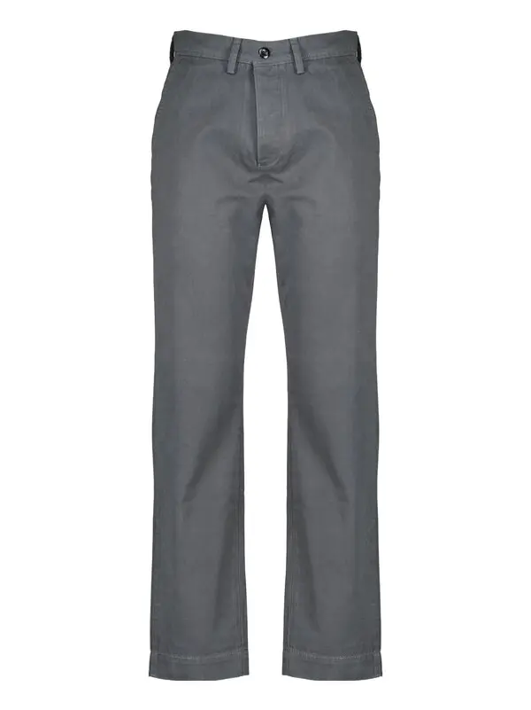 Officine Générale Straight-leg Chino Pants - Gray
