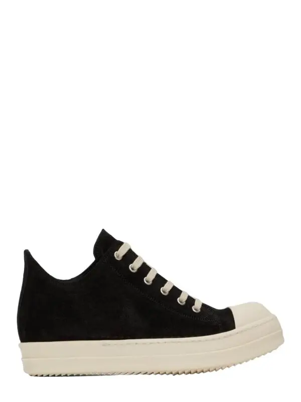 Rick Owens Logo Lace-up Sneakers - Black