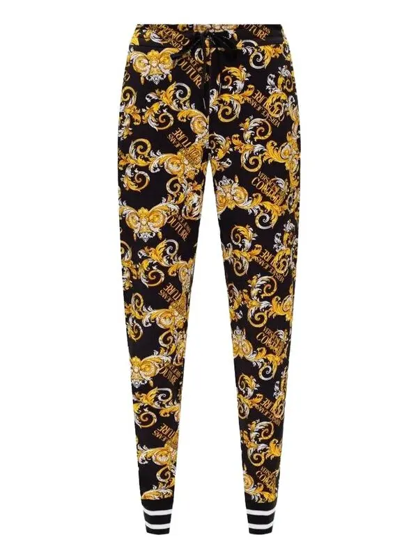 Versace Baroque Print Sweatpants - Black