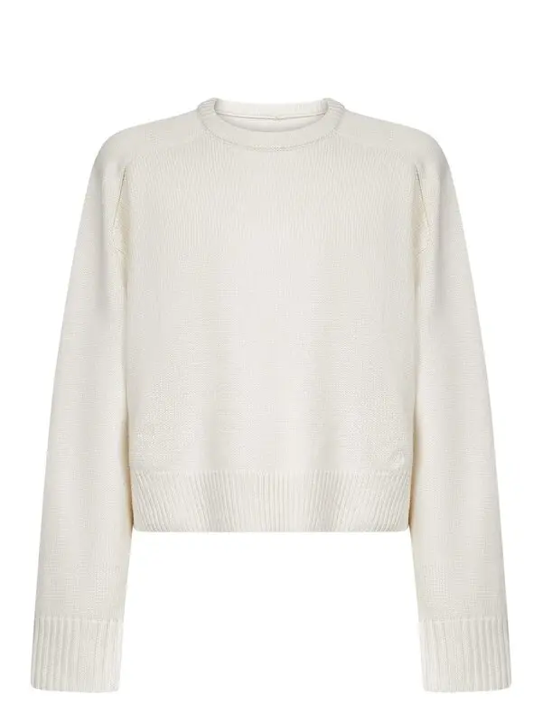 Loulou De Saison Bruzzi Crewneck Jumper - White