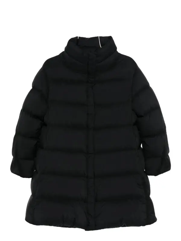Herno Quilted Funnel Neck Padded Jacket - Black