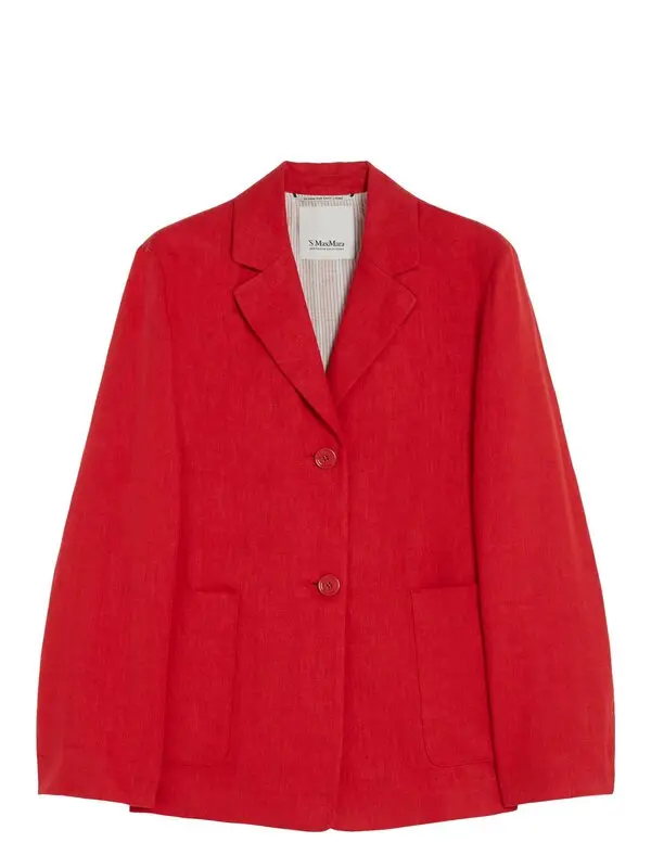 Max Mara Livia Single-breasted Jacket - Red