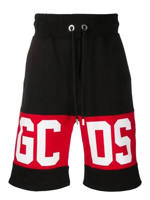 Gcds Logo Band Track Shorts - Black