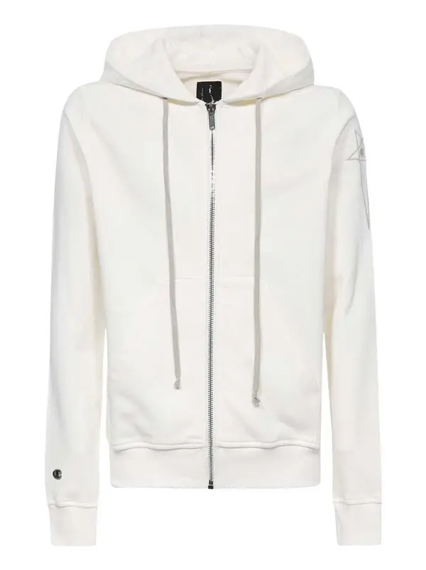 Rick Owens Zip-up Hoodie - White