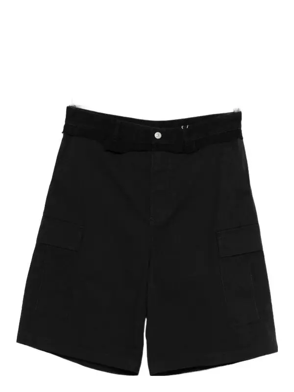 MAISON MARGIELA Straight Leg Cargo Shorts - Black