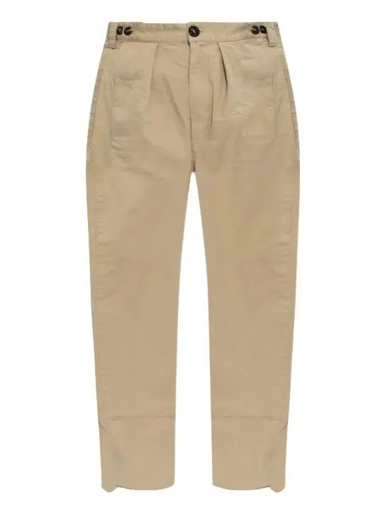 Dsquared2 Ripped Wash L.a. Easy Pants - Beige
