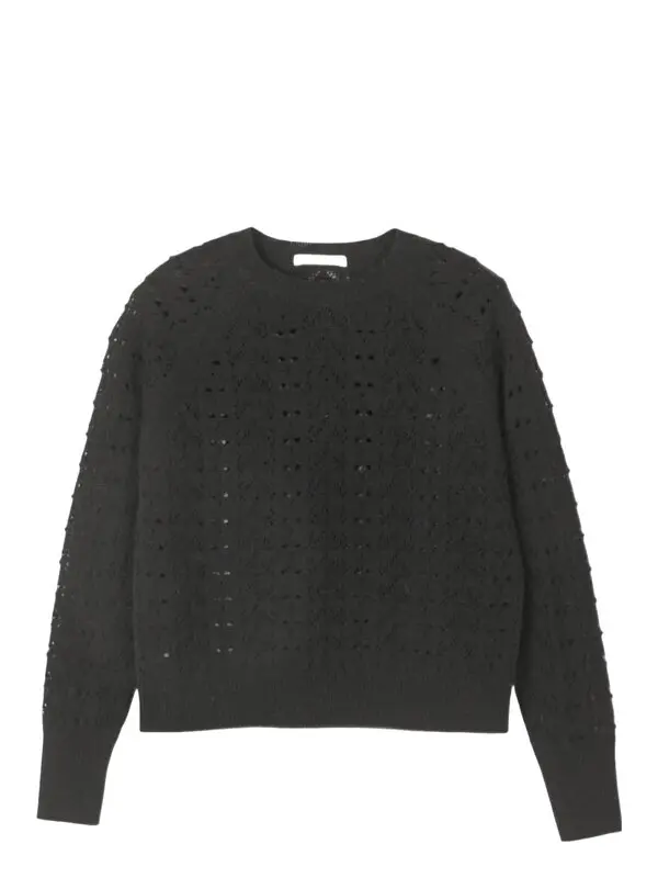 Cecilie Bahnsen Long Sleeve Sweater - Black