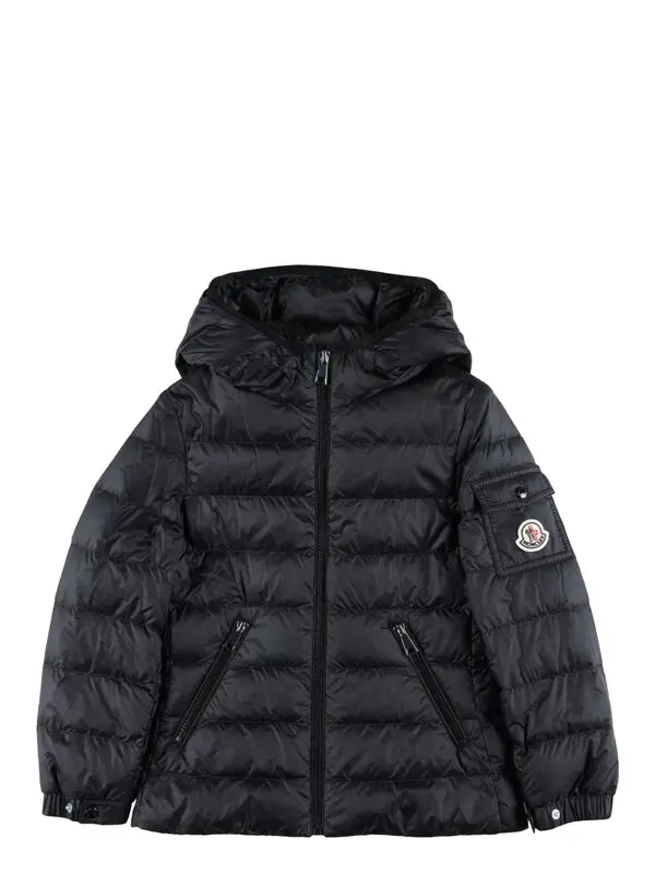 Moncler Quilted Hooded Jacket - Black