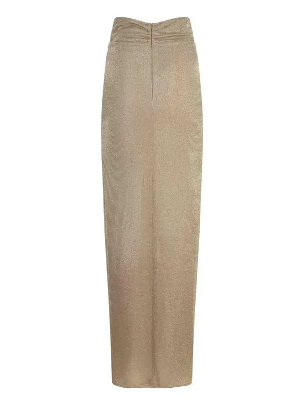 Giuseppe Di Morabito Metallic Knot Maxi Skirt - Nude