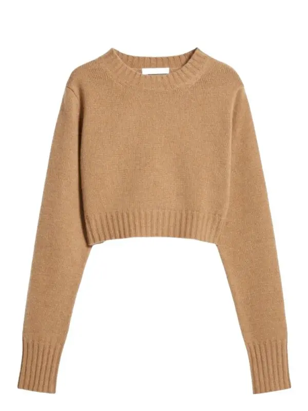 Max Mara Cashmere Ribbed Pullover - Brown