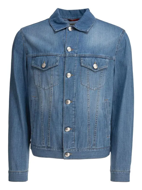Brunello Cucinelli Lightweight Four-pocket Jacket - Denim