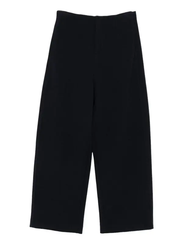 Max Mara Straight-leg Cropped Trousers - Black
