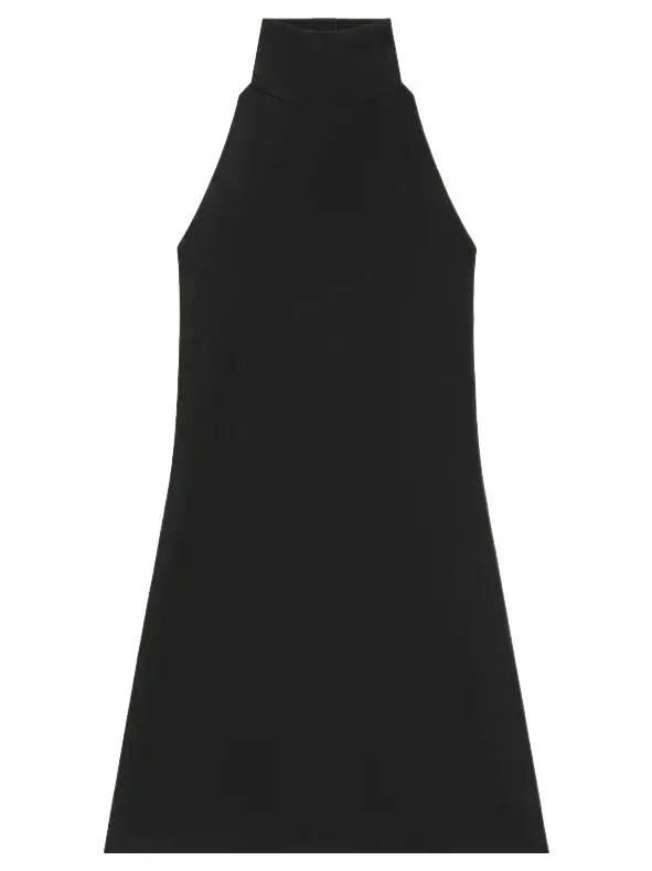 COURREGES Halterneck Mini Dress - Black