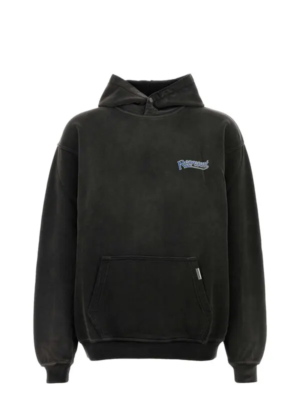 REPRESENT Showcasing Printed Hoodie - Black