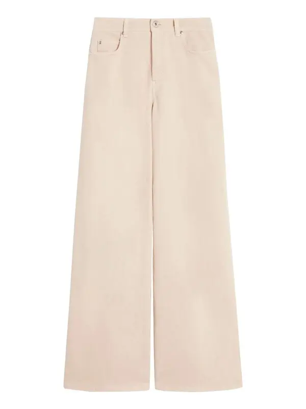 Max Mara Wide-leg Trousers - Sand-colored