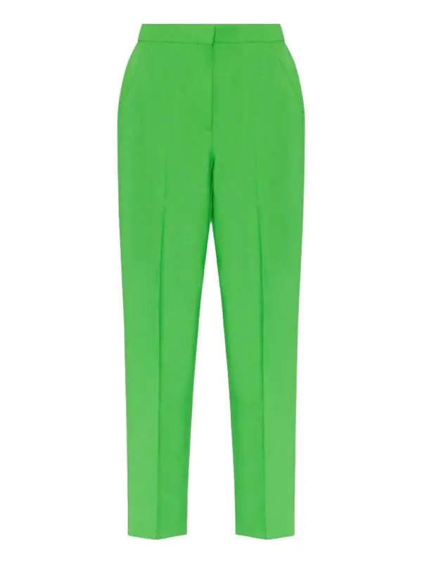 Alexander McQueen High Waist Tailored Trousers - Green