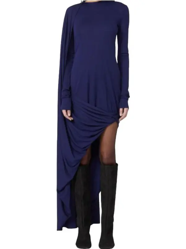 Sportmax Ariete Asymmetrical Dress - Purple