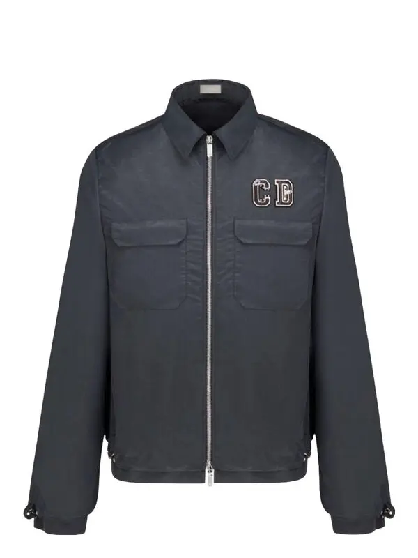 Dior Casual Zip-up Jacket - Black