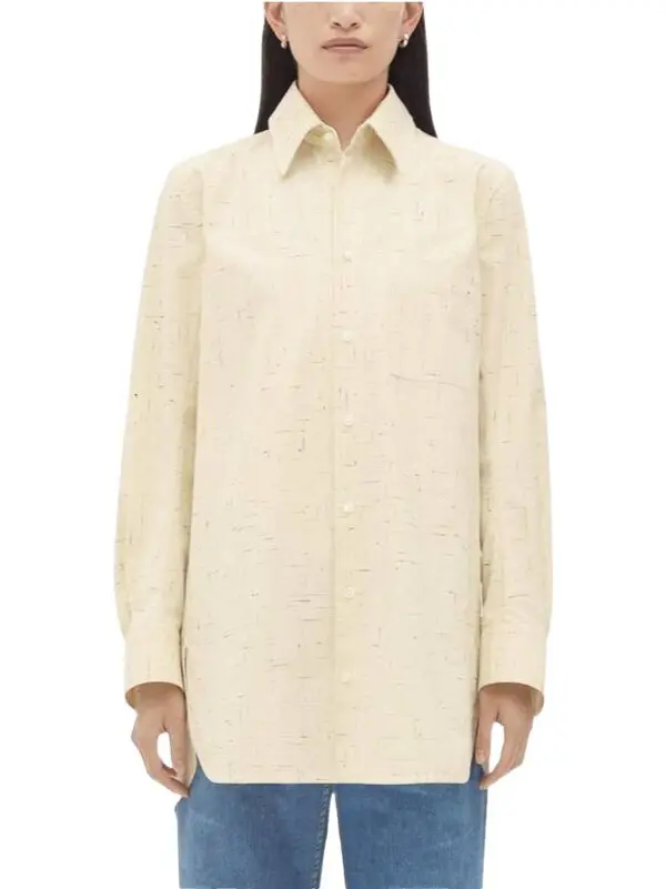 Bottega Veneta Long Sleeve Shirt - Yellow