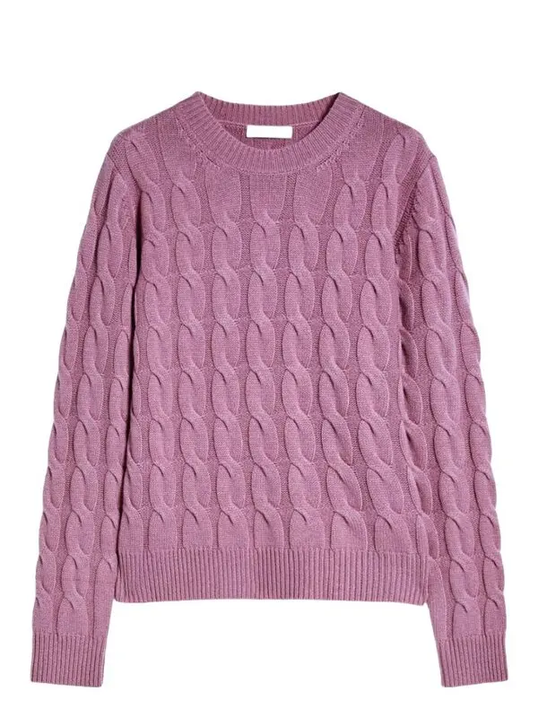 Max Mara Cashmere Knitted Sweater - Pink