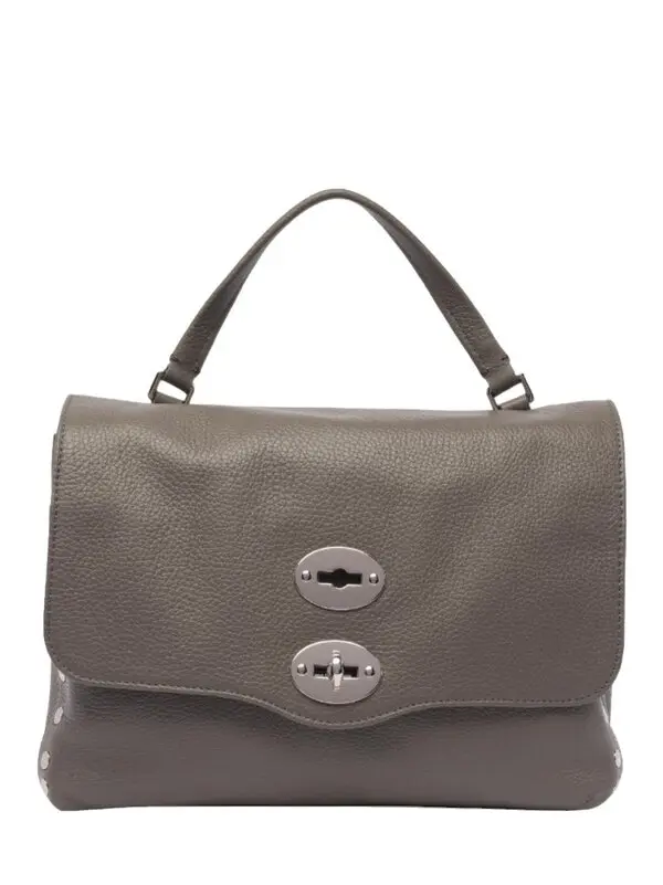 ZANELLATO Small Postina Foldover Top Tote Bag - Black