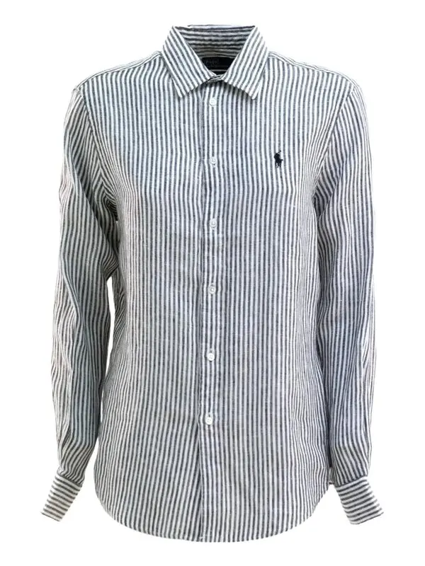 Polo Ralph Lauren Striped Button-up Shirt - Gray