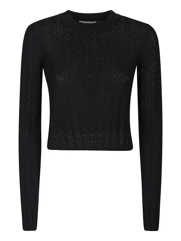 LOULOU STUDIO Tinos Knit Sweater - Black